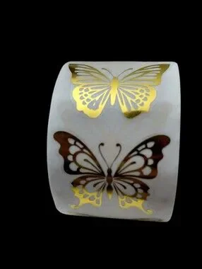 Shipping Supplies | Office | 55ct 50ct Gold Butterfly Thank You Cards ...